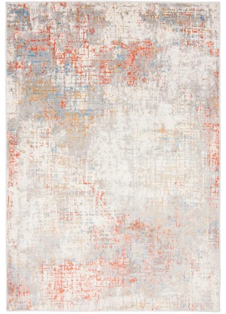 Kusový koberec Ares šedo terakotový 80x150cm