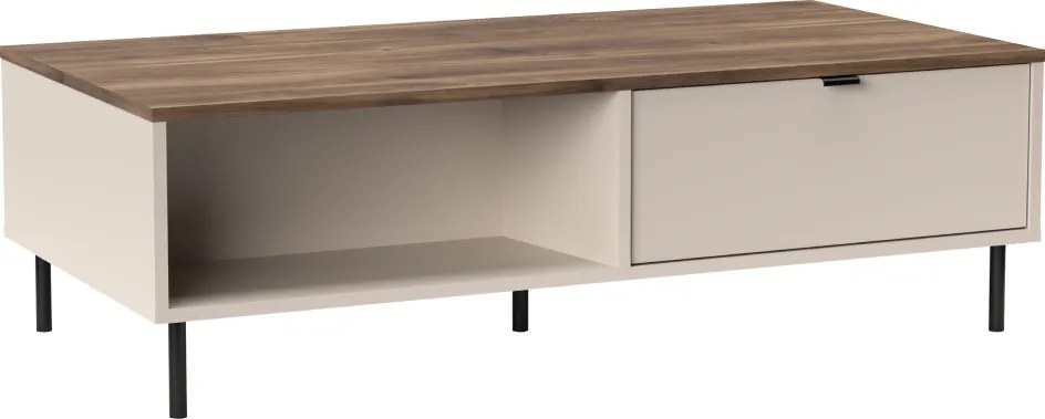 Konferenční stolek, kašmír/dub castello, EYCO 2S/110