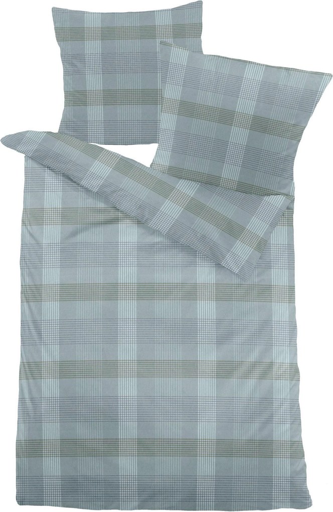 XXXLutz POVLEČENÍ, flanel, petrolej, 140/200 cm - Povlečení - 003332007001