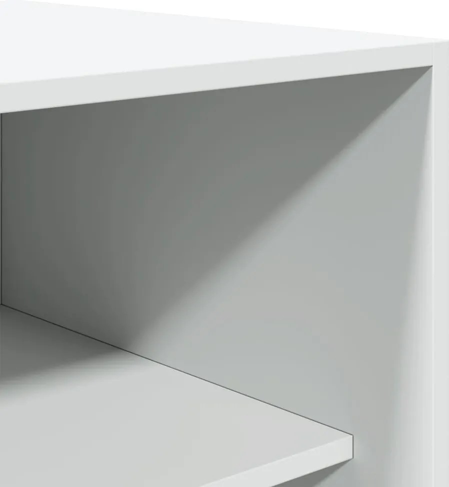 Šatní skříň bílá 50 x 50 x 200 cm kompozitní dřevo 3307783