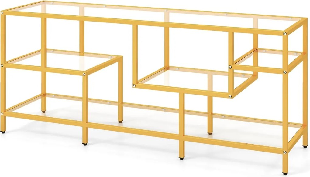 Costway TV skříňka TV stolek pro televizory do 65 palců TV – 147 × 40 × 62 cm