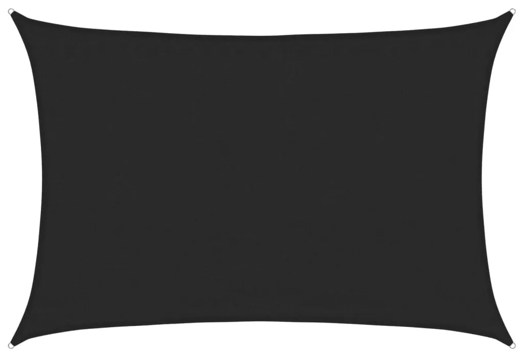 Stínící plachta 160 g/m² černá 3,5 x 5 m HDPE 311737