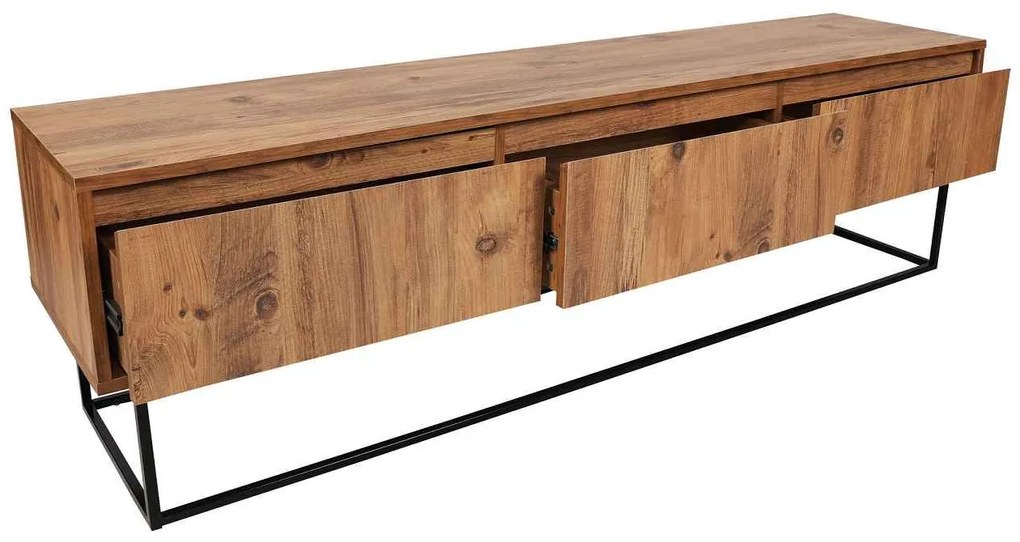 Designový TV stolek Olesia 180 cm vzor ořech