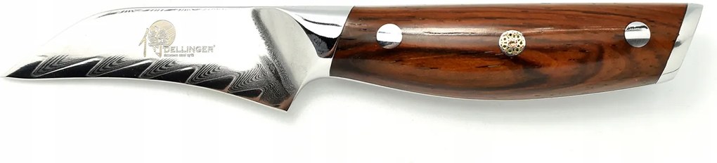 Nůž na loupání 70 Dellinger Rose Wood Damascus
