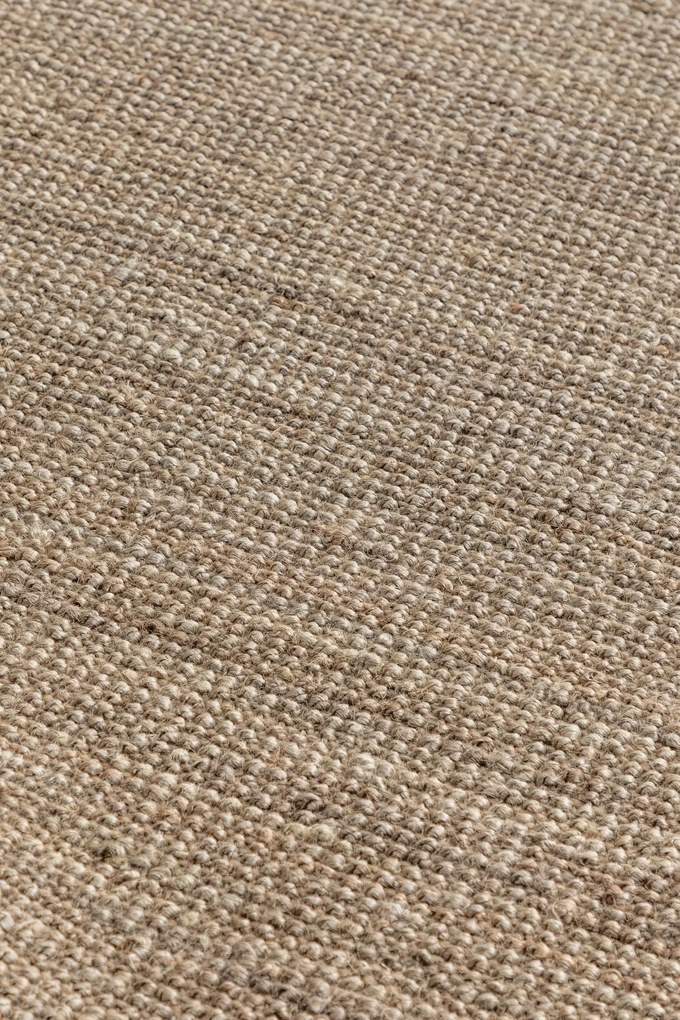 Kusový koberec Bouclé Jute 105975 Grey Brown, 60x90, hnedá, chodba / predsieň, Hanse Home