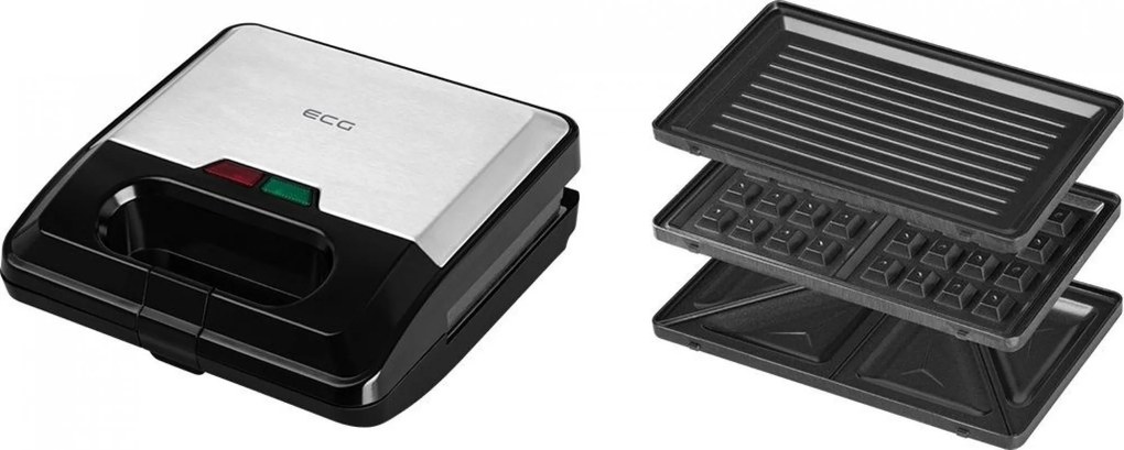 Toustovač ecg s 3173 3in1 triangle