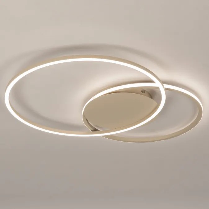 Stropní stmívatelné LED svítidlo Omega 750 Taupe Big
