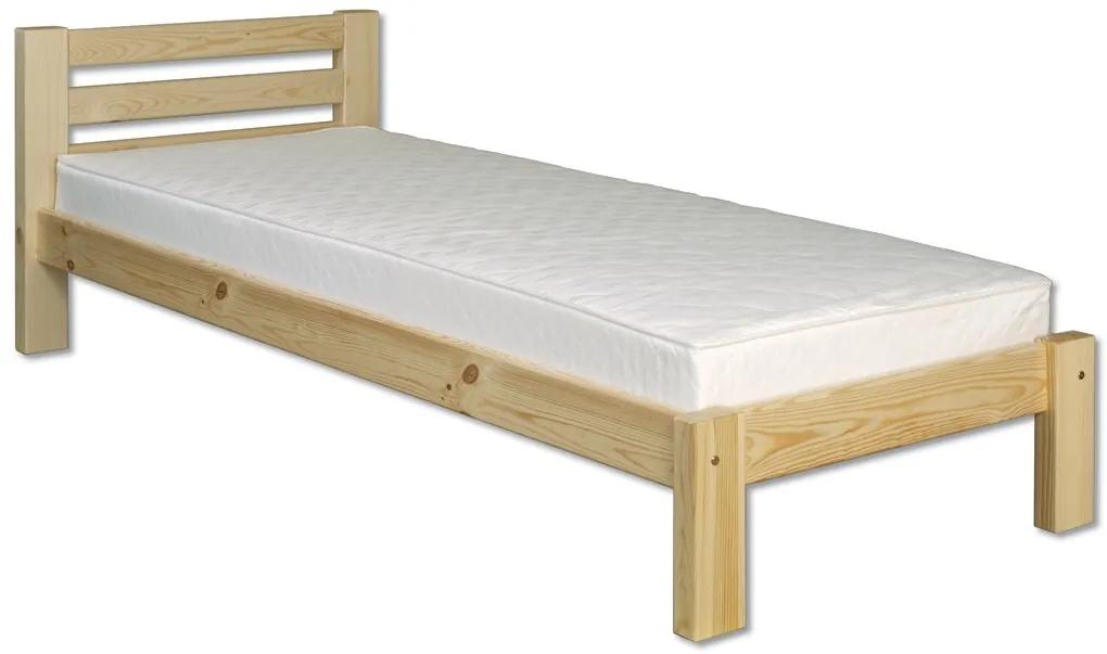 Jednolůžková postel 90 cm LK 127 (masiv). 753176