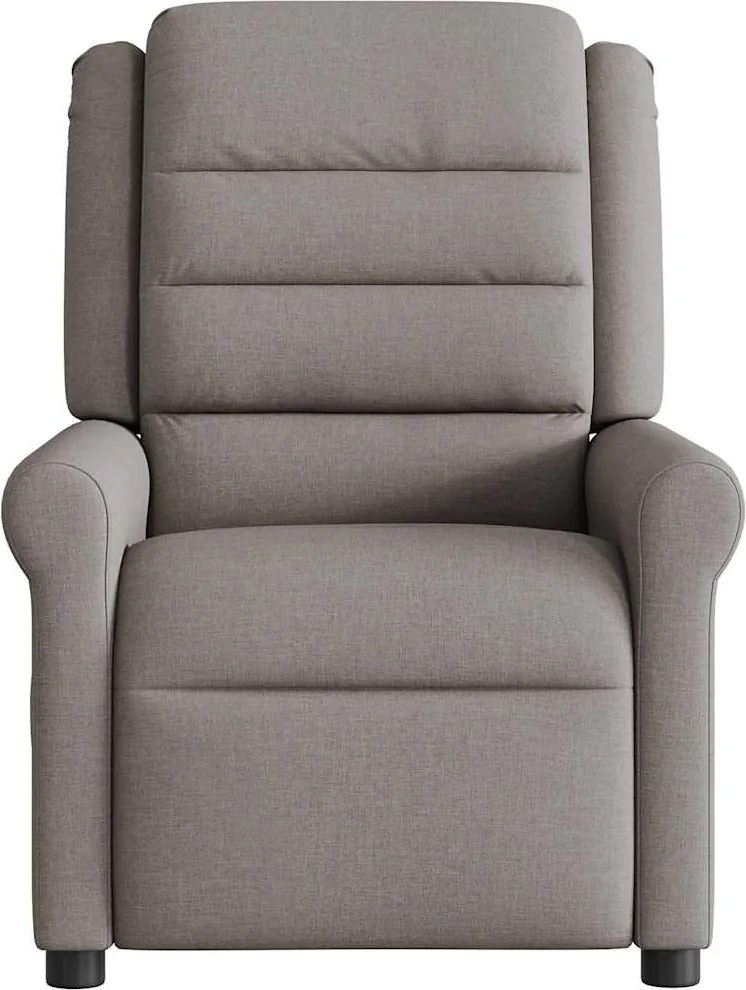 Elektrické polohovací křeslo taupe textil 3303301