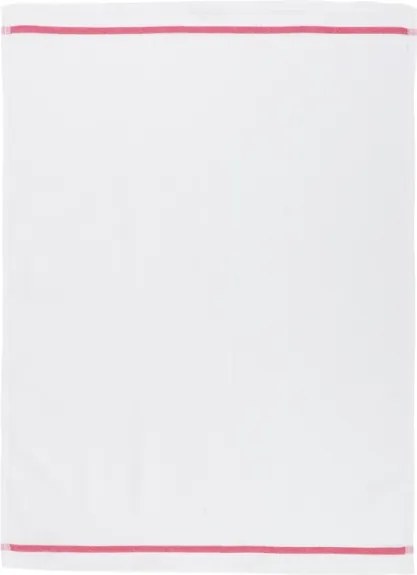 Bellatex Kuchyňská utěrka 1 ks 50x70 cm Proužek Bílá,Červená
