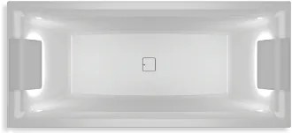 Riho Still Square Led LR 170 x 75 cm vana akrylátová obdélníková bílá B100005005 Koupelny Bernold
