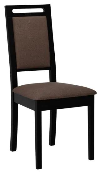 Čalouněná jídelní židle Heven XV, Barva dřeva: černý, Potah: Kronos 7
