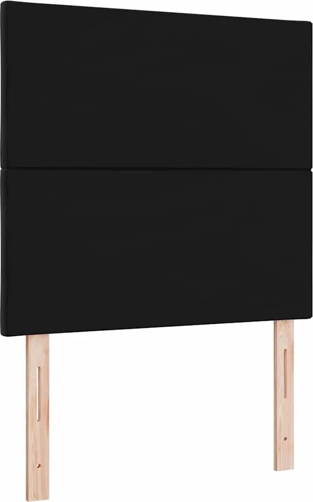 Čelo postele Černý 90 cm samet 3337895