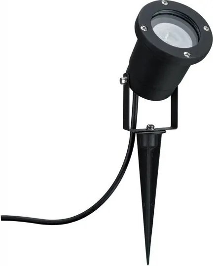 P 98896 AKCE - Outdoor LED svítidlo - zápich do země IP44 3,5W GU10 černá - PAULMANN