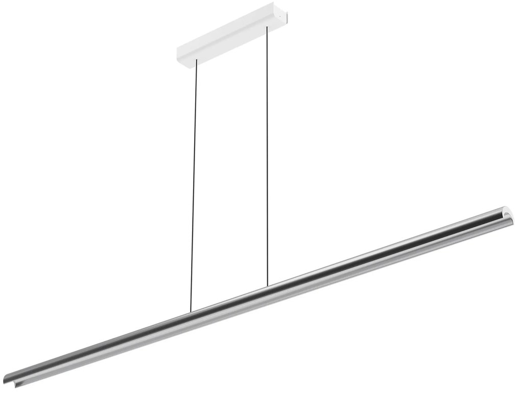 Linea Light Halfpipe_P, hliníkové závěsné lineární svítidlo, 42W LED 3000K, délka 143cm