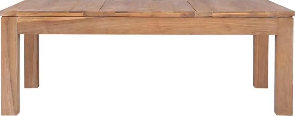 vidaXL Konferenční stolek masivní teak přírodní povrch 110x60x40 cm [246955]
