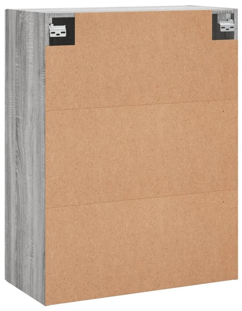 Nástěnné skříňky 2 ks šedé sonoma 69,5 x 34 x 90 cm,  3195641