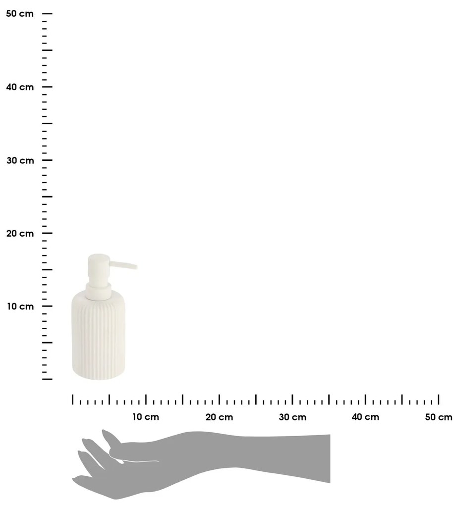 Dávkovač mýdla Issard, bílá, 230 ml