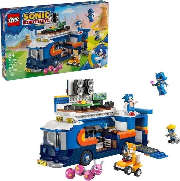 LEGO Sonic the Hedgehog 77006 Velitelské vozidlo týmu Sonic
