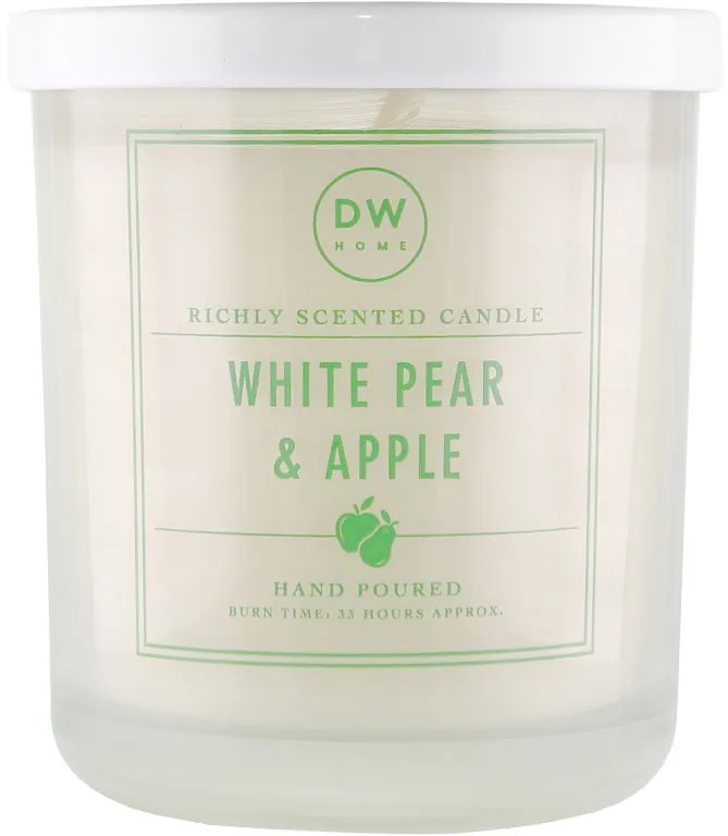 DW Home – vonná svíčka White Pear & Apple (Hruška a jablko), 258 g