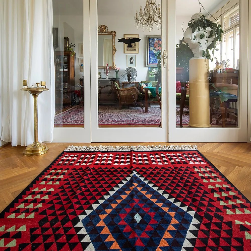 Vlněný Kilim "Bakamski III"