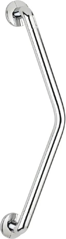 Stříbrné bezpečnostní držadlo do koupelny Wenko Grab Rail Chrome, 17 x 68 cm