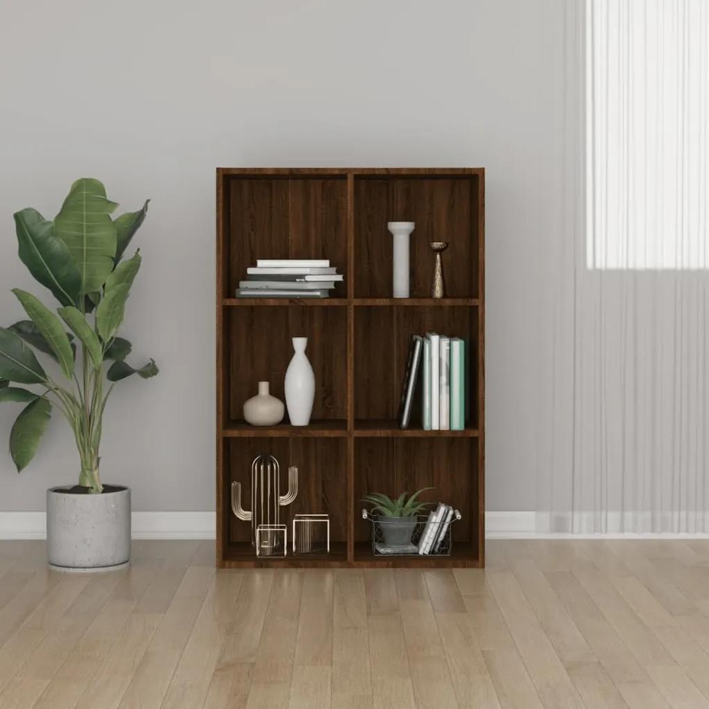 vidaXL Knihovna/příborník 66 x 30 x 98 cm kompozitní dřevo [800350] Barva: bílá s vysokým leskem
