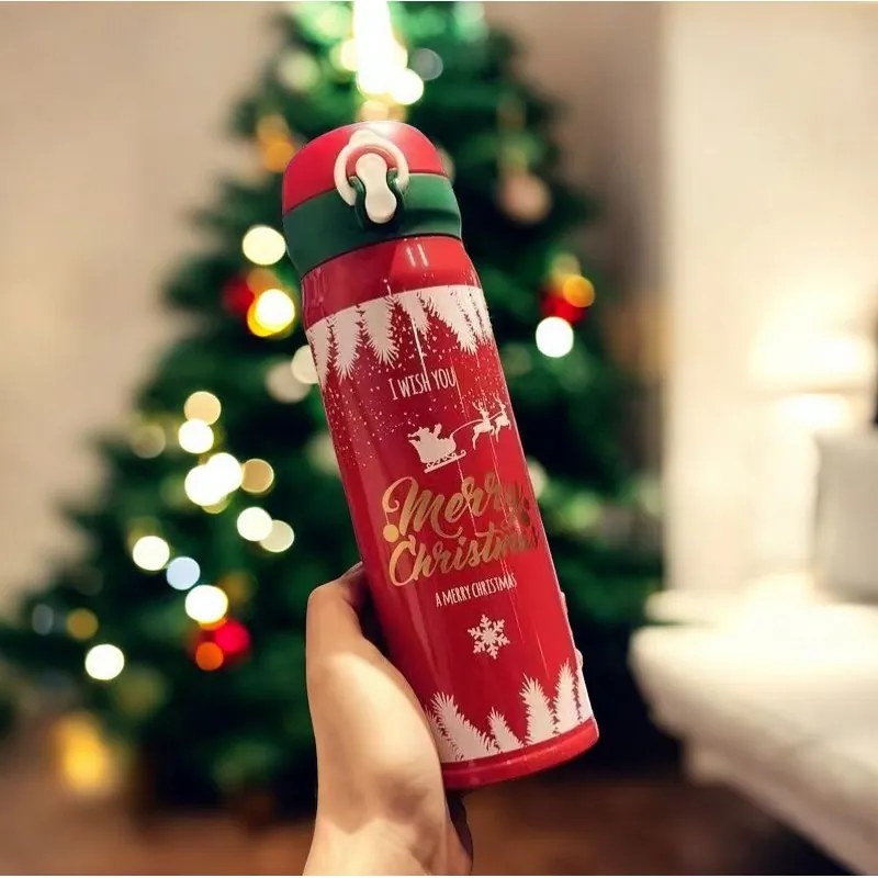 Flamenco Mystique Termoska 500ml vánoční zimní červená bd39cze.