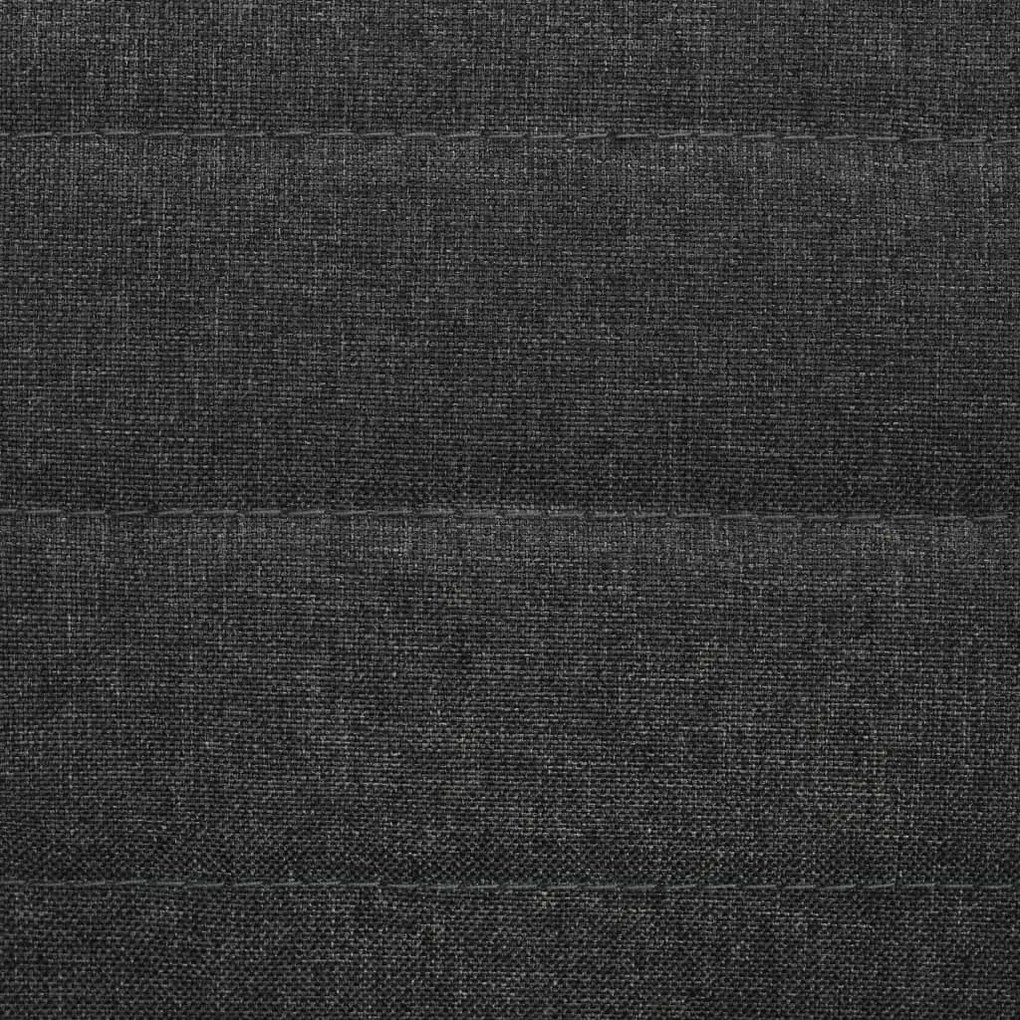 Jídelní židle 2 ks tmavě šedé textil 246179