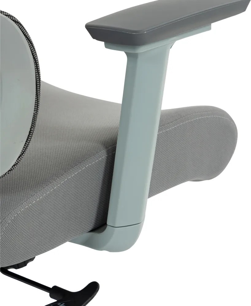Ergonomická kancelářská židle COSMO - šedá síťovina / nosnost 150 kg