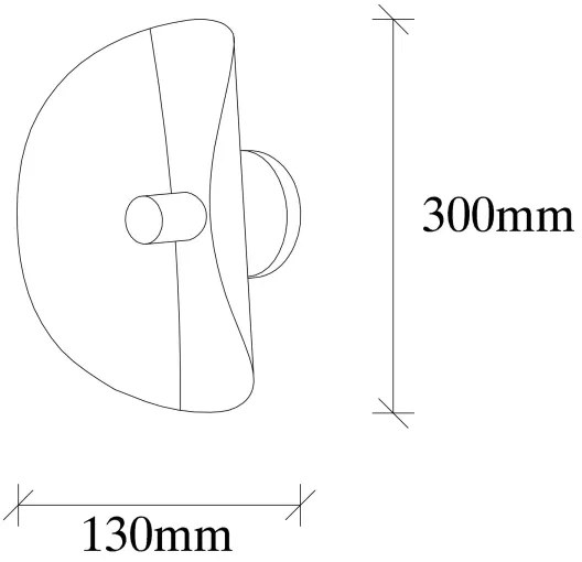Nástěnné svítidlo SIVANI 1xE27/100W/230V