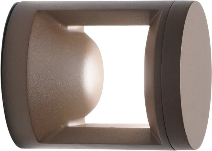 FAN LED-WAMI-AP-BRO Venkovní nástěnné svítidlo LED WAMI bronz hliník 10 W 1530 lm CCT IP65 14,4x12 cm - FANEUROPE