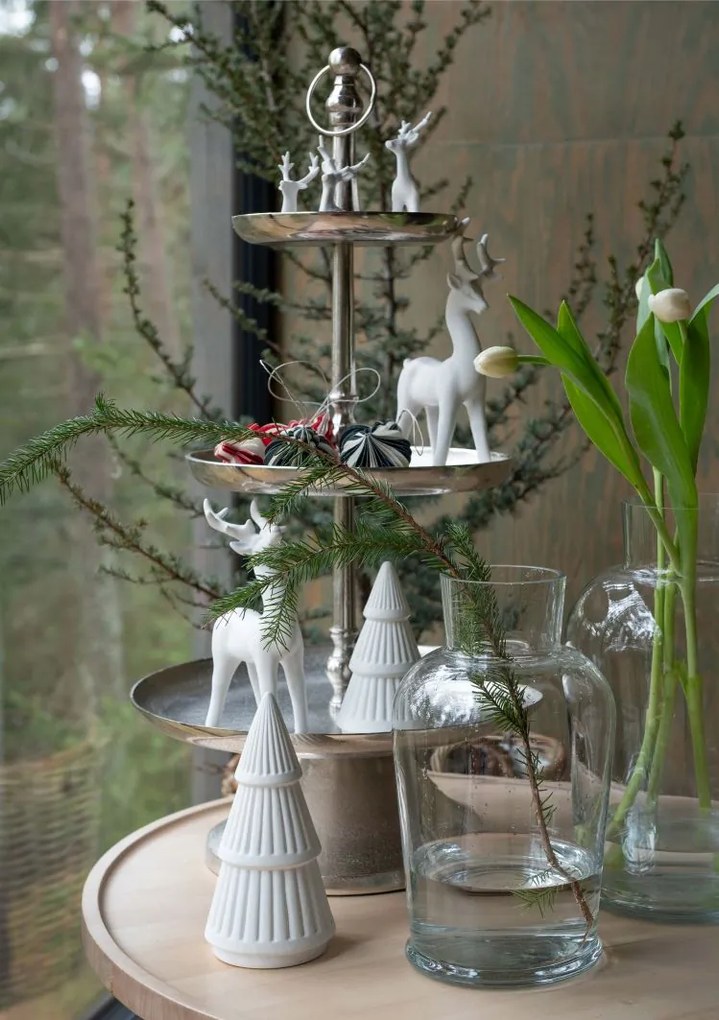 Porcelánová dekorace jelen Deer Tall 24 cm Wikholm Form