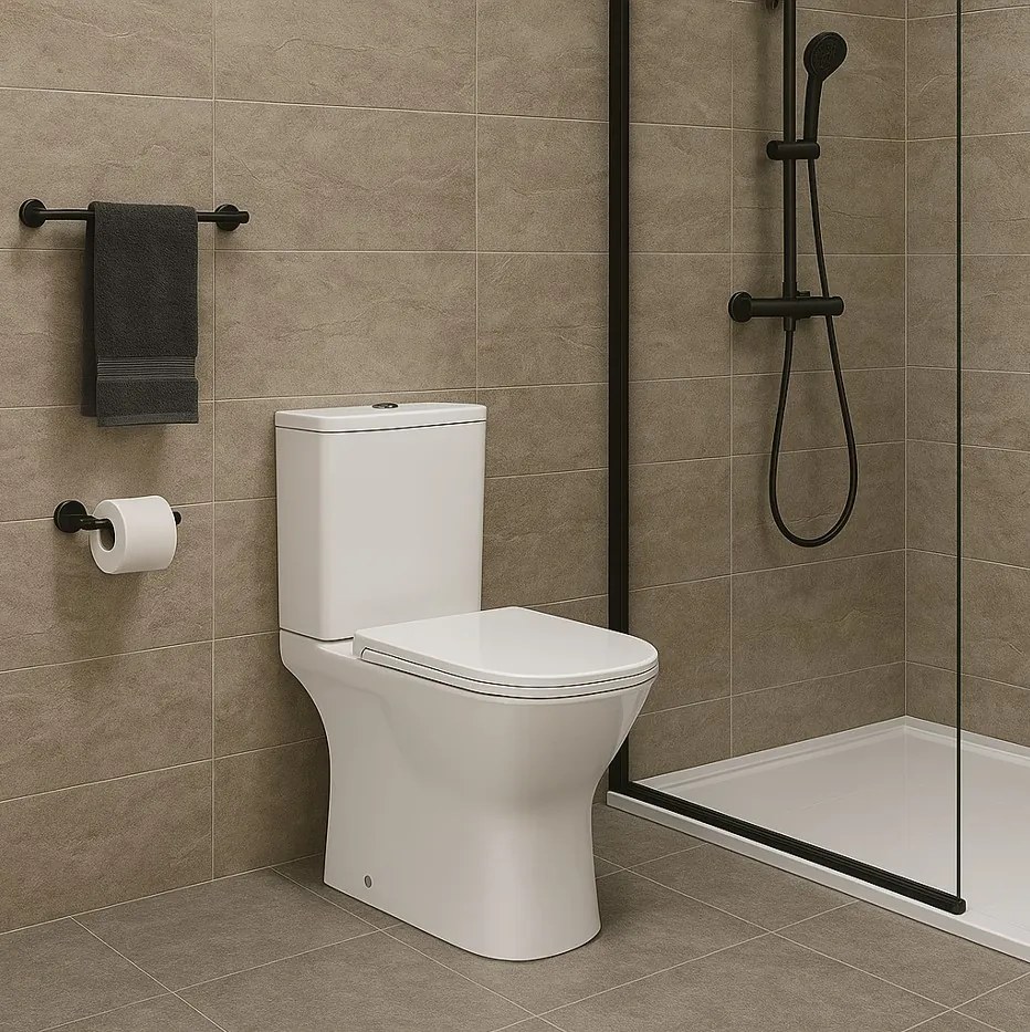 Invena Livion, WC kombi mísa s nádržkou včetně splachovací soupravy, tornado techn., sedátko s pomalým zavíráním, INV-CE-82-K01-J