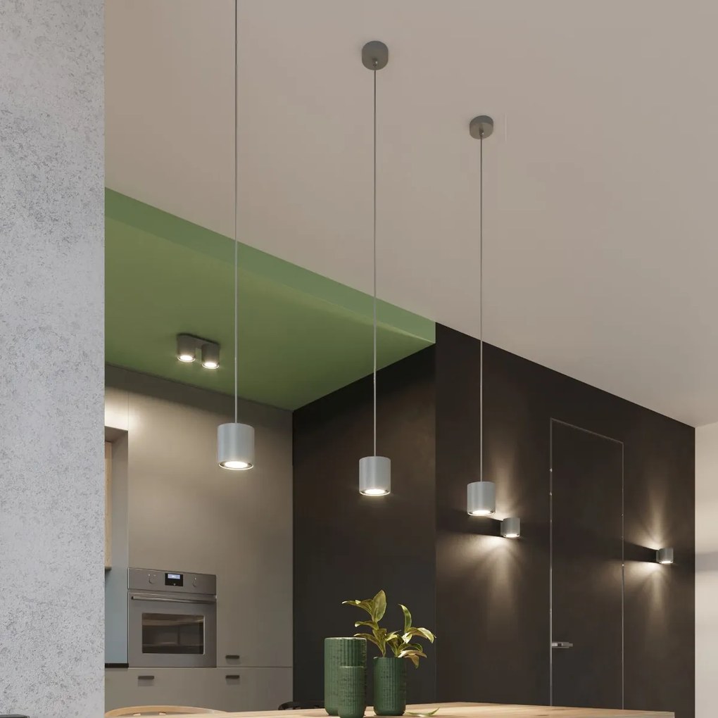 Sollux Lighting Stropní svítidlo ORBIS 2 šedé