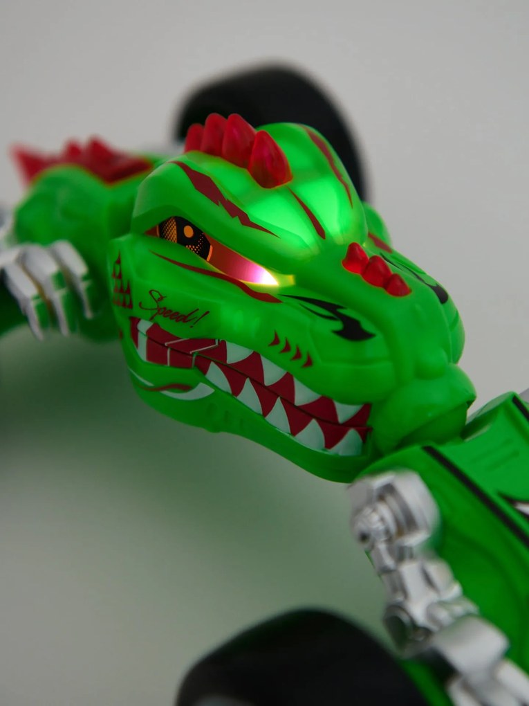 Sinsay - Auto dinosaurus se světelnými a zvukovými efekty - zelená