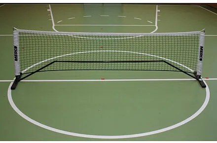 Merco Tennis/Badminton Set stojany na kurt vč. sítě varianta 6853