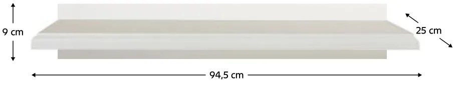 Police KENTAK POL95, alpská bílá, 95 cm