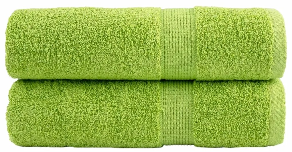 Premium ručníky SOLUND 2 jablkově zelené 70x140cm 600 g/m² 137500