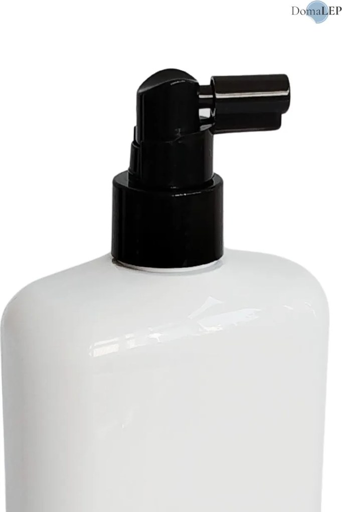 Dávkovač na mýdlo 400 ml bílý s černým sprejem LIMA