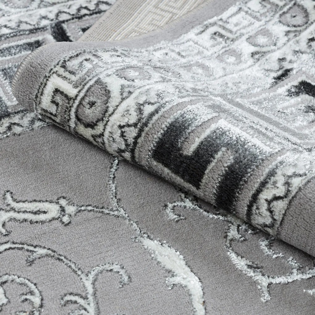 Dywany Łuszczów, Kusový koberec Bliss Z160AZ246 grey, 180x270, šedá, kancelář