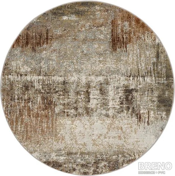 Breno Kusový koberec ARGENTUM kruh 63393/9248, 160x160 cm, Vícebarevné