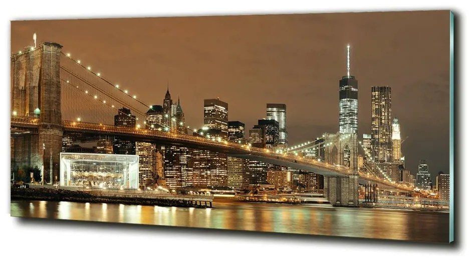 Wallmuralia Fotoobraz na skle Manhattan New York 125x50 cm