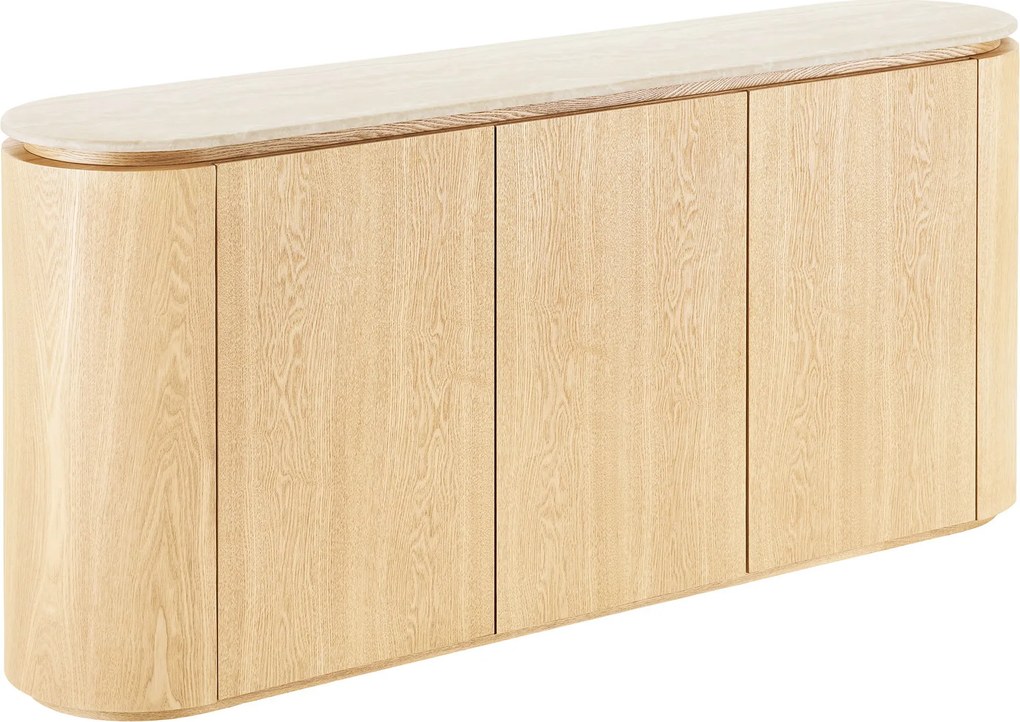 House Nordic Komoda LARVIK světlá 180×40 cm 3150300