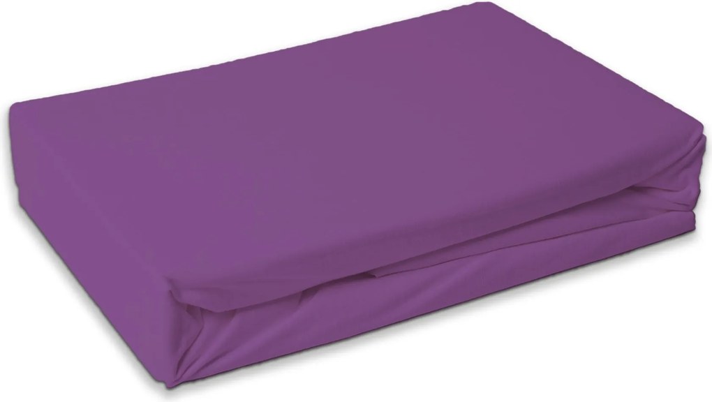 Froté prostěradlo PREMIUM fialové 180x200 cm