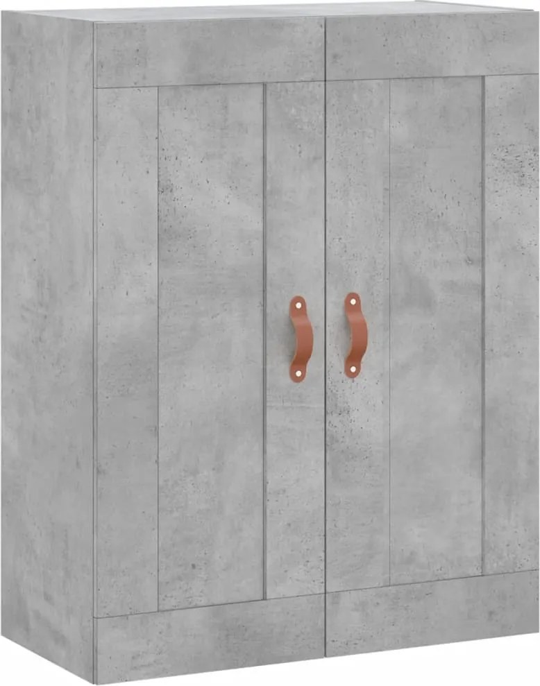 Skříň highboard betonově šedá 69,5x34x180 cm kompozitní dřevo 3199789
