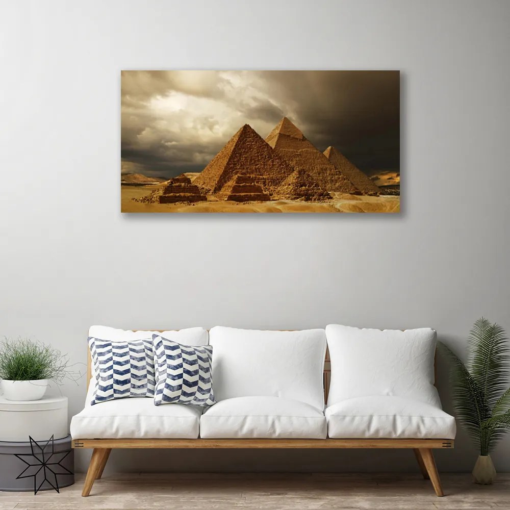 Obraz na plátně Pyramidy Architektura 120x60 cm