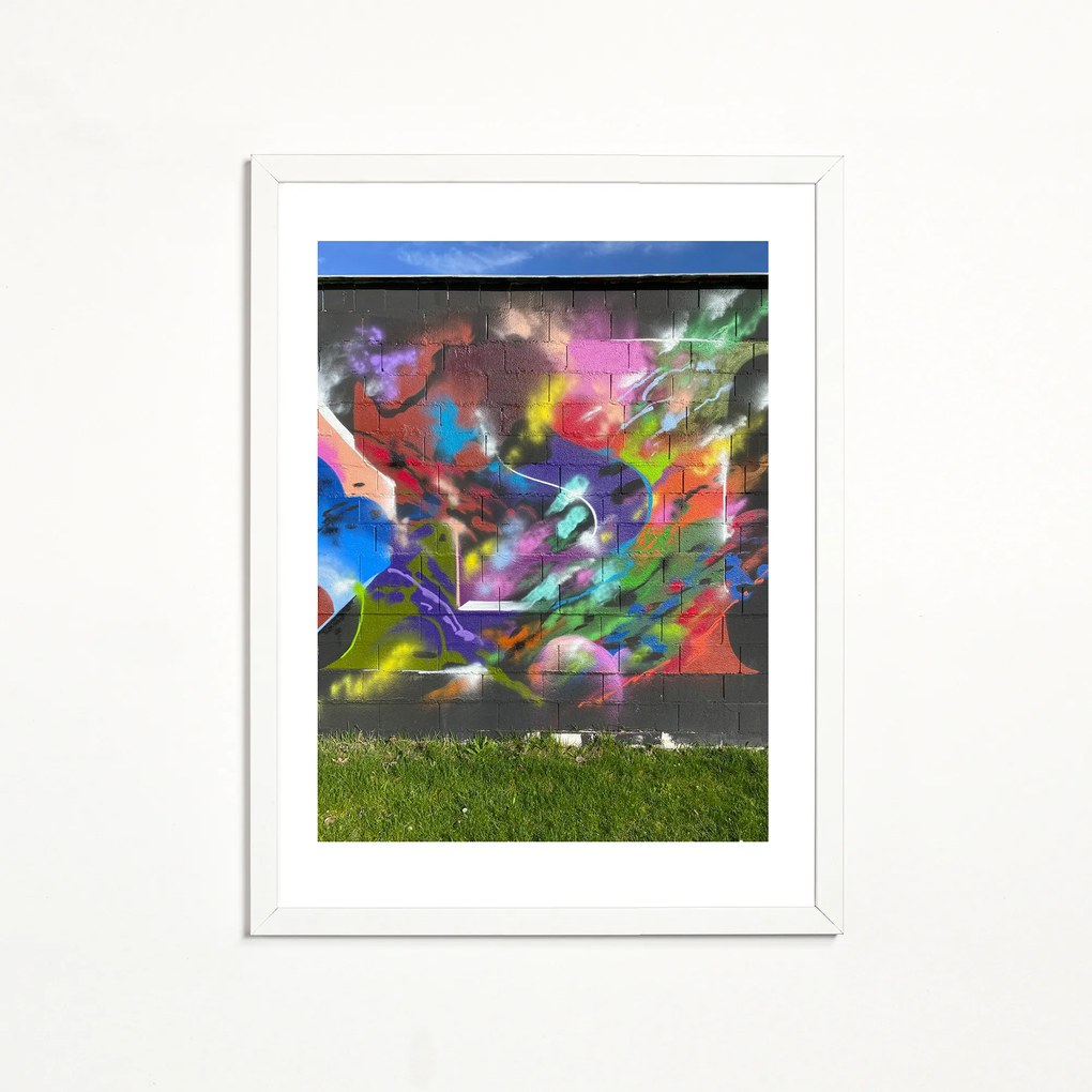 Yudoe 06 | Letter O Rám: Černý, Velikost: 100 x 70 cm