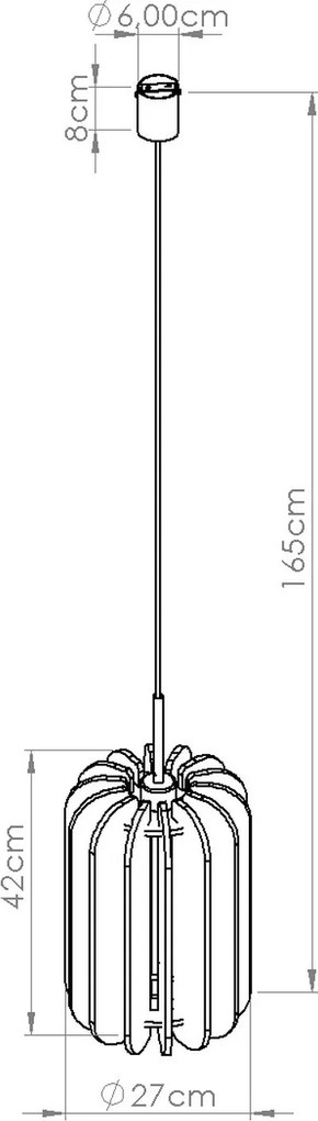 Sollux Lighting Závěsná lampa MULA 27 tmavě modrá