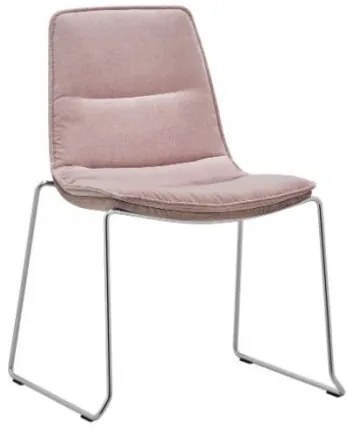 RIM Designová židle EDGE 4201.07, EDGE 4202.07 bez područek Barva podnože chromová podnož GALERIE - Čalounění Rim LÁTKY 3 / MILTON